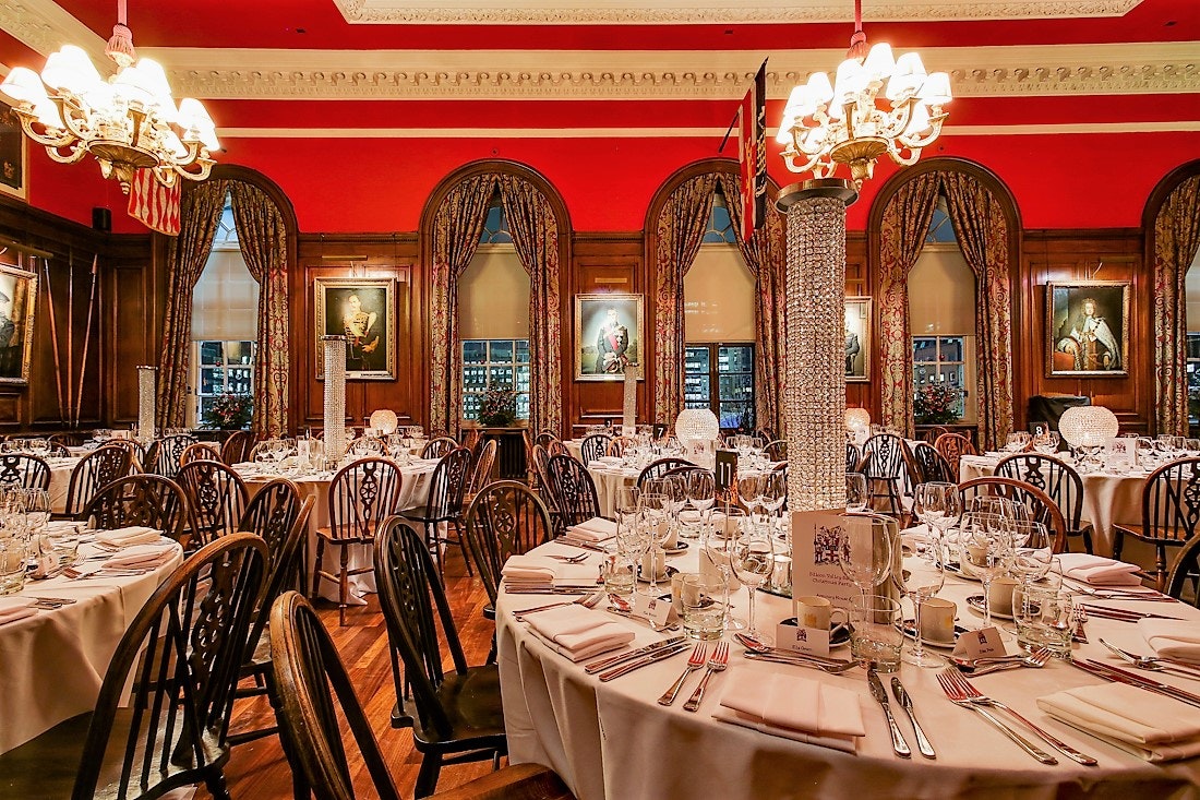 The Long Room | Dining | The HAC (Honourable Artillery Company)
