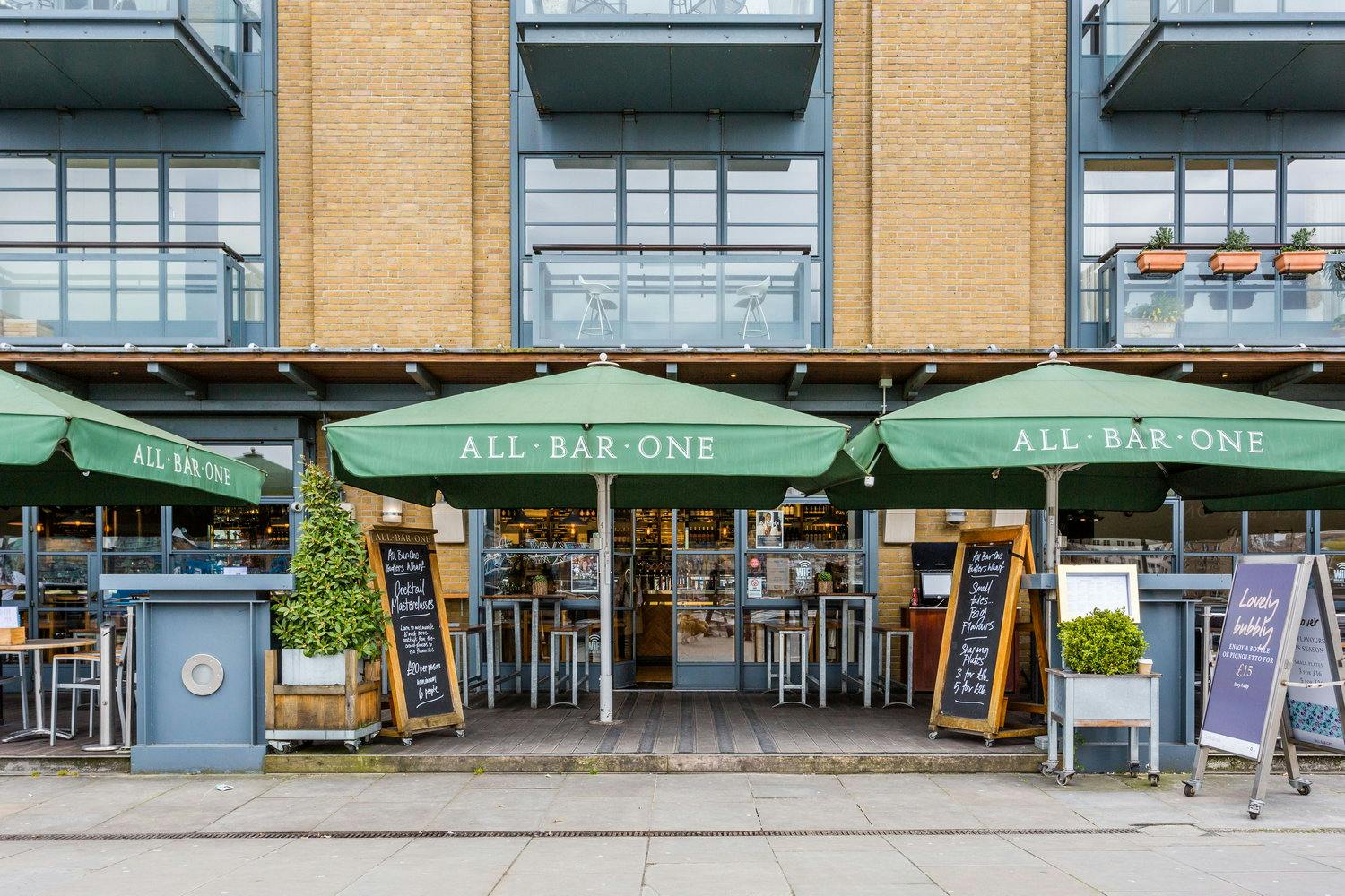 Decked Terrace | Events | All Bar One Butlers Wharf