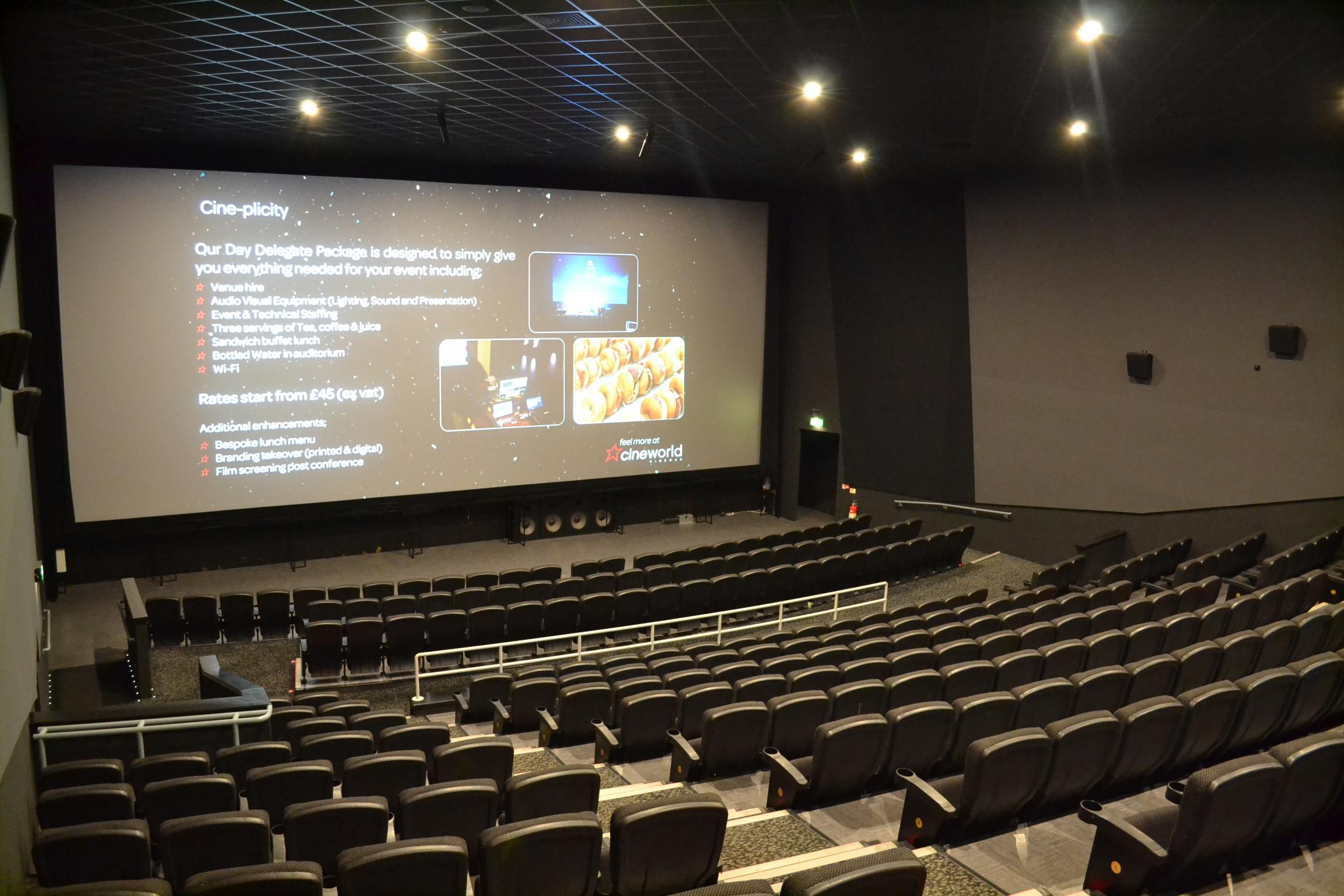 Screen 9 | Business | Cineworld Wembley | All the best venues