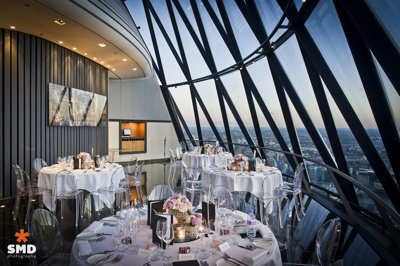 Exclusive hire of Helix and Iris | Dining | Searcys at the Gherkin