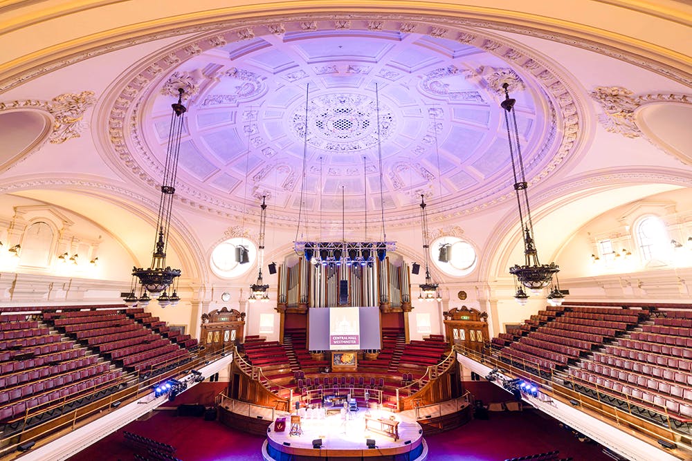 The Great Hall | Events | Central Hall Westminster | Hire Space